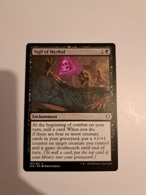 SIGIL OF MYRKUL - Battle for Baldur's Gate CLB - NM - 147 U - MTG ...