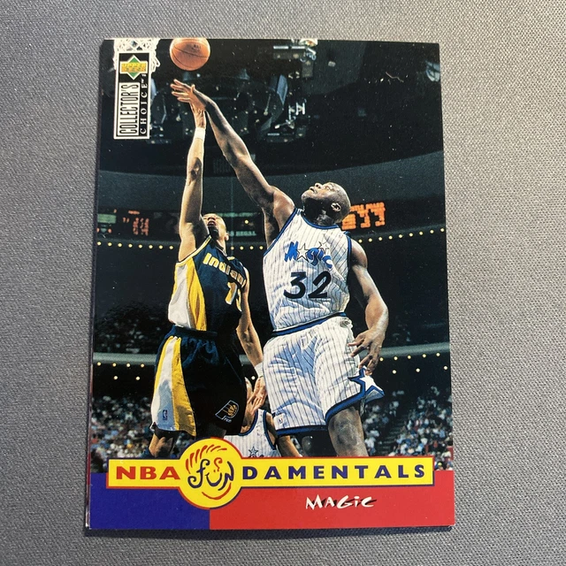 SHAQUILLE O'NEIL 1996 Collectors Choice #184 NBA Fundamentals Orlando ...