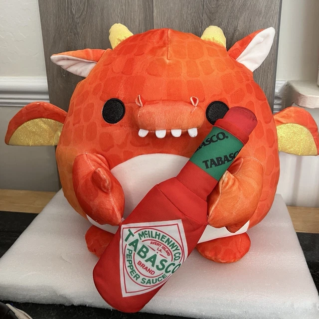 ZURU SNACKLES FELIX Tabasco Sauce Dragon Squish Plush Large 17” £10.08 ...