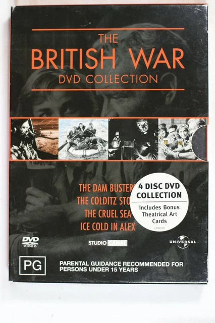 THE BRITISH WAR DVD Collection (4 Classic WW2 Movies) Reg 4 Preowned ...