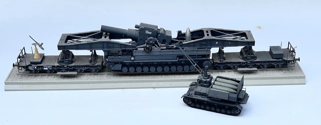 1:35 THOR 54MM Mörser Karl Gerät 040 Trumpeter Model Kit gebaut pro ...