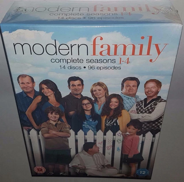 MODERN FAMILY COMPLETE Seasons 1 2 3 & 4 Brand New Sealed R2 Dvd Boxset ...