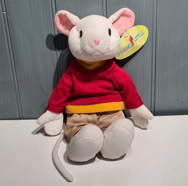 STUART LITTLE MOUSE Plush Soft Toy Stuffed Animal Toy by GOSH 12" Teddy ...