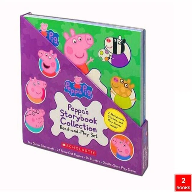 PEPPA PIG STORYBOOK Collection Read and Play Set 2 Story Books,Stickers ...