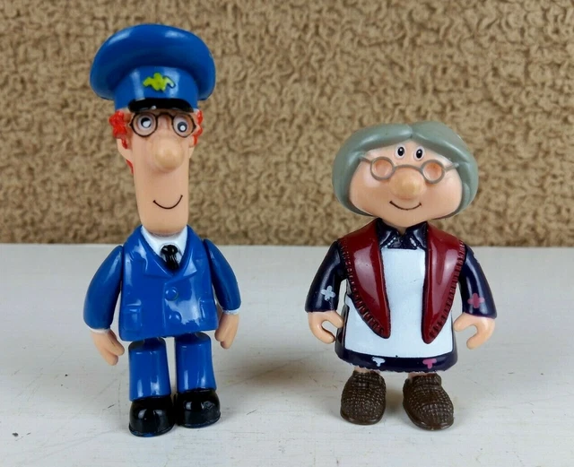 POSTMAN PAT POSTMAN PAT & MRS. GOGGINS 4" Character Options Poseable ...