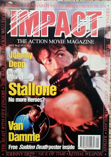IMPACT ACTION MOVIE Magazine May 1996 Stallone £3.95 - PicClick UK