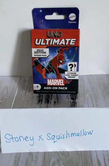 MARVEL UNO ULTIMATE Spider-Man Add-On Pack (Mattel, 2022) Card Game £13 ...