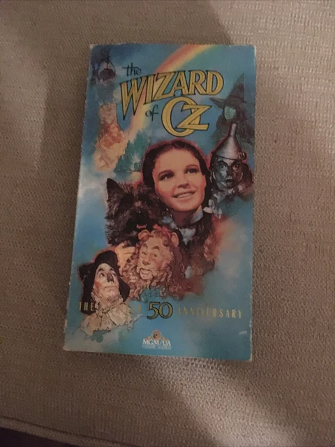 VHS : THE Wizard Of Oz 50Th Anniversary Edition Mgm/Ua Home Video Judy ...