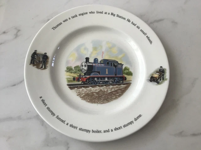 THOMAS THE TANK Engine Plate - Vintage 1984 - Wedgwood £6.00 - PicClick UK