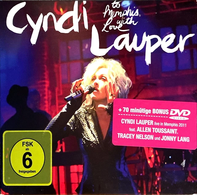 CD ALBUM DIGIPACK + Dvd Cyndi Lauper To Memphis , With Love Rare Comme ...