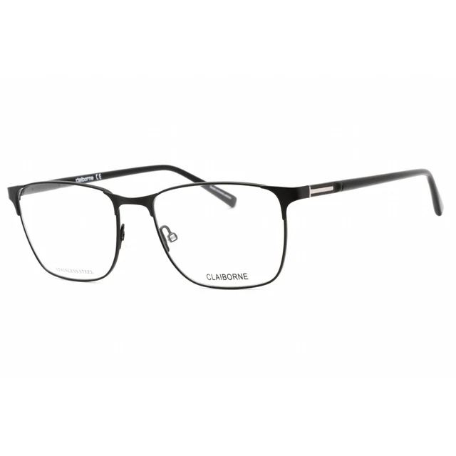 LIZ CLAIBORNE MEN'S Eyeglasses Matte Black Metal Full Rim Frame CB 259 ...