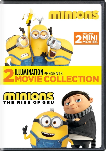 MINIONS 2-MOVIE COLLECTION (DVD) Sandra Bullock Steve Carell Jon Hamm ...