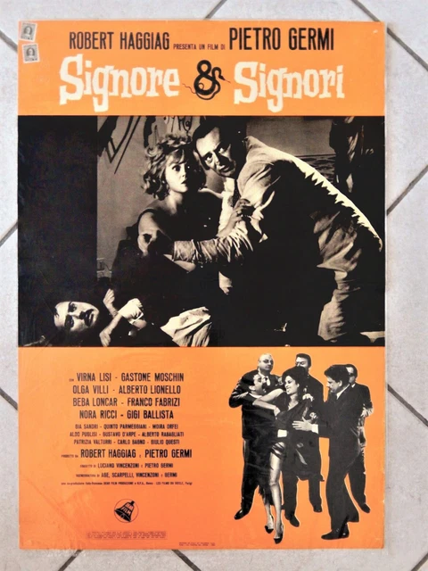 FOTOBUSTA SIGNORE & SIGNORI 1965 Treviso PIETRO GERMI Lisi Poster ...