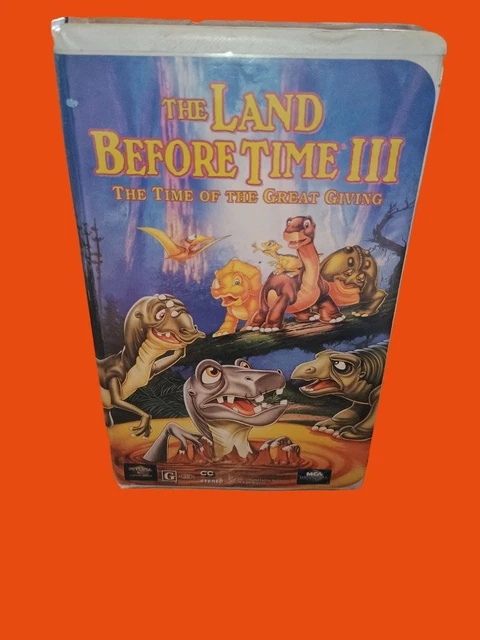 THE LAND BEFORE Time III 3VHS Tape The Time Of The Great Giving Vintage ...