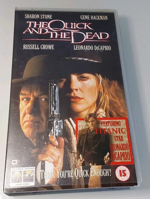 THE QUICK AND the Dead (VHS Tape, 1995) Sharon Stone, Gene Hackman FREE ...