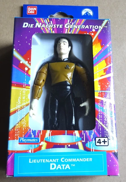 FIGURINE EN BOÎTE Allemande Ban Dai Lieutenant Commander Data Star Trek ...