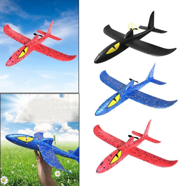 AIRPLANE CAPACITOR ELECTRIC Hand Launch Throwing Glider Aircraft Foam ...