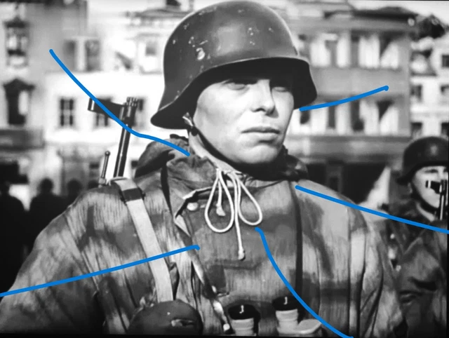 REPRO FOTO DEUTSCHE Soldat in Tarnparka in Ostpreußen WW2 EUR 2,99 ...