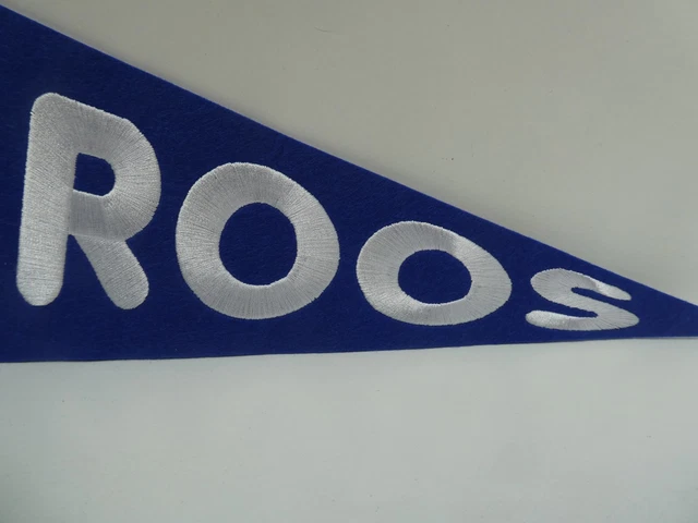 VINTAGE AFL VFL Kangaroos North Melbourne Football Club Felt Wall Flag ...