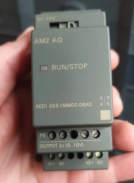 SIEMENS LOGO AM2 AQ 6ED1055-1MM00-0BA0 E:02 Getestet Nur 2x ...