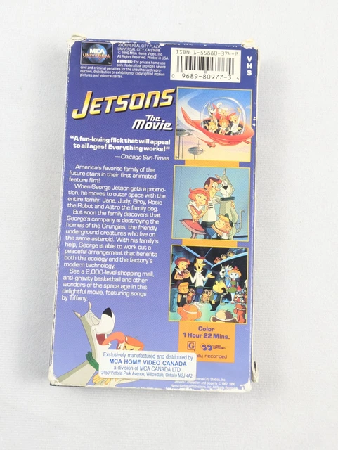 JETSONS - THE Movie (VHS, 1990) $2.85 - PicClick CA