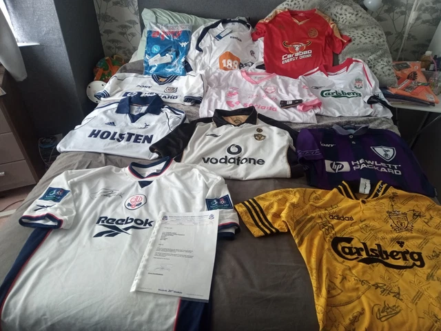 FOOTBALL SHIRT BUNDLE..MENS..SOME Very Rare .Match Worn!!..Great ...