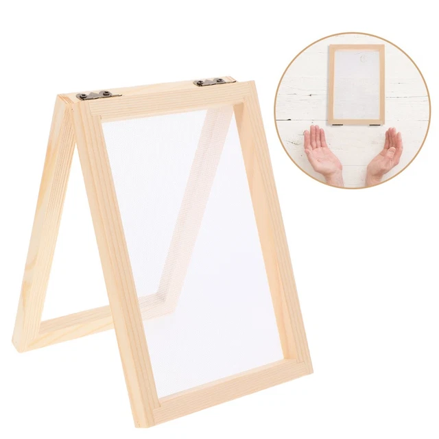 STUDENT PAPER FRAME mould and deckle for paper making Paper Making Kit ...