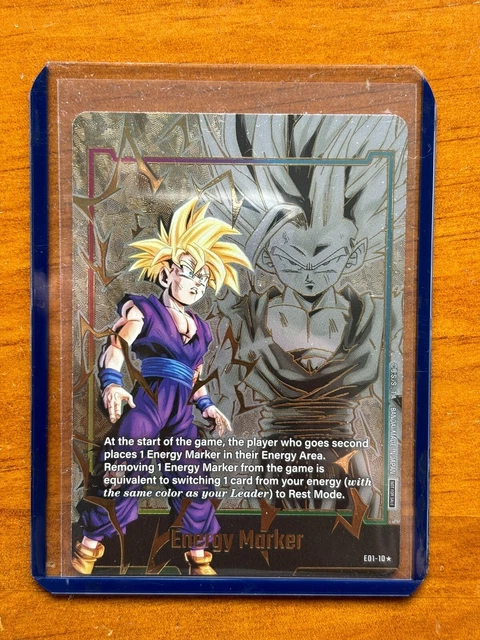 DRAGON BALL SUPER Fusion World Son Gohan Gold Energy Marker Promo Card ...