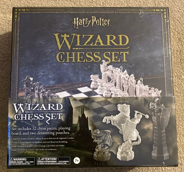 THE NOBLE COLLECTION Harry Potter Wizard Chess Set (NN7580) - Brand New ...