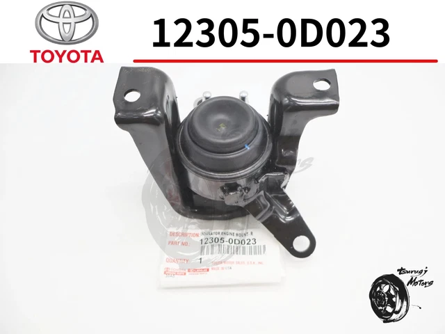 TOYOTA GENUINE MATRIX Corolla Passenger Side Mount Motor 12305-0D023 ...