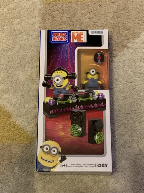 MEGA BLOKS BLOCKS Despicable Me Minion Dance Party Mini Figure Set Toy ...