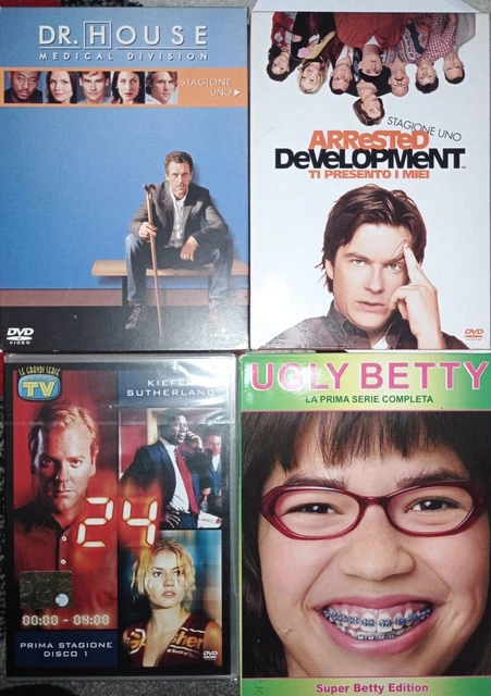 DVD UGLY BETTY + Dr House + Arrested Development Ti Presento I Miei +24 ...