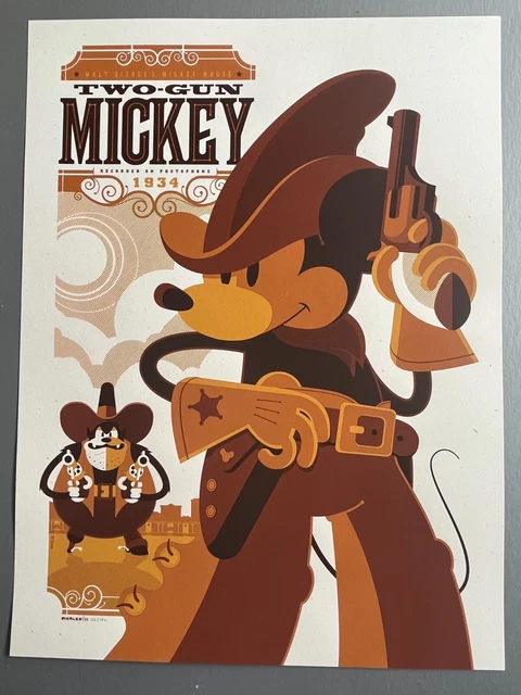 WALT DISNEY'S MICKEY Mouse TWO-GUN MICKEY Tom Whalen Limited ...