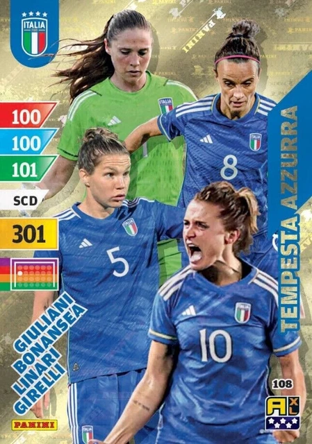 PANINI AZZURRI ADRENALYN Xl 2024 Esselunga Card N. 108 Tempesta Azzurra ...
