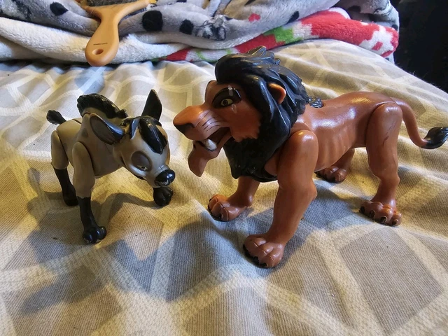 DISNEY THE LION King Mattel Shenzi And Scar Hyena Villains Figure Set ...