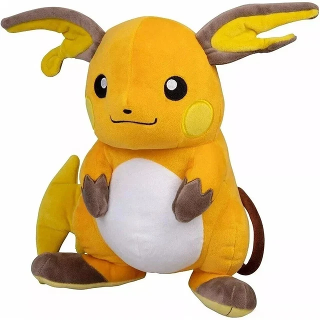 POKEMON RAICHU SOFT Toy Plush Perfect Kids Gift Present Cute 35cm £12. ...