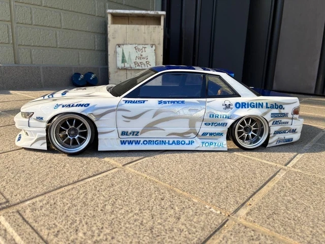 ADDICTION S13 ORIGIN Labo Fujiwo Street Version RC Car Body Only Drift ...