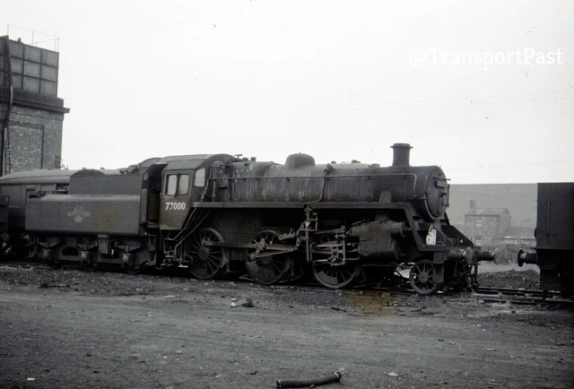 BRITISH RAILWAYS LOCO 77000 - 35mm Photographic Slide c/w copyright £2. ...