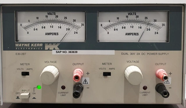 VINTAGE, WAYNE KERR Electronics, Power, supply E30-2BT, dual channel ...