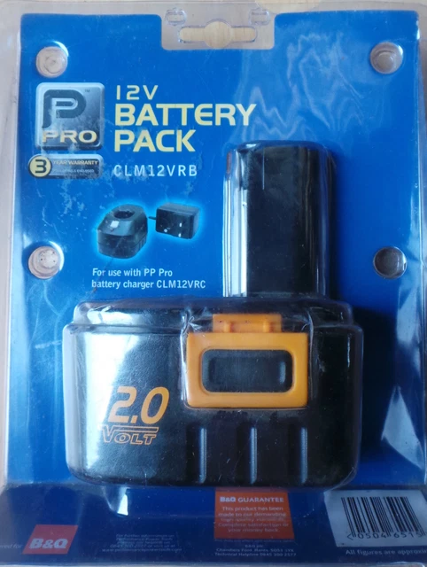 PERFORMANCE POWER PRO 12 Volt Battery Pack Clm12Vrb £7.99 - PicClick UK