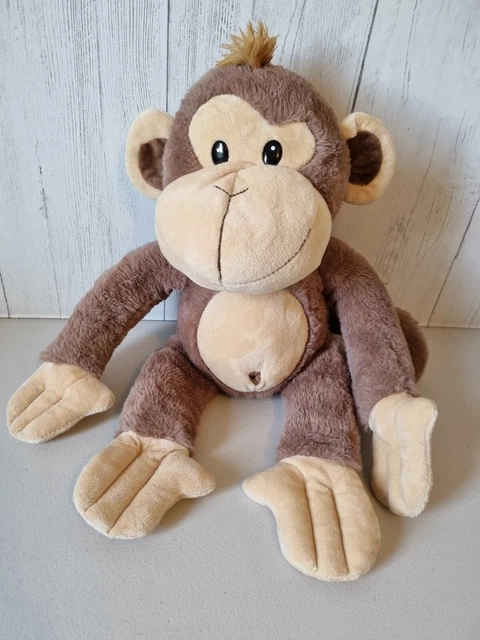 THE CARD FACTORY With Snuggles Monkey Soft Toy Chimp Plush Large Approx ...