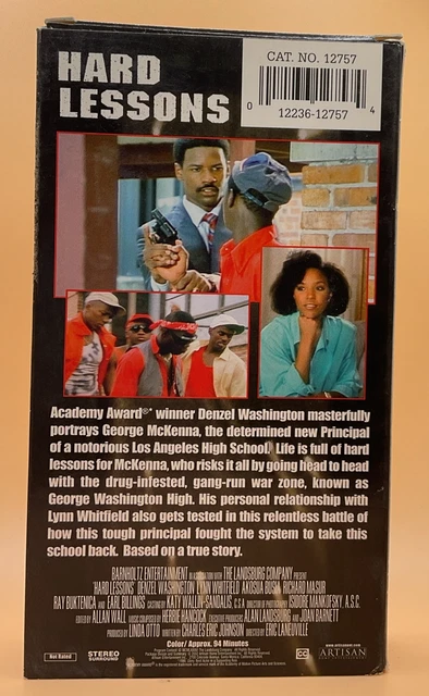 HARD LESSONS VHS 1986, 2002 Denzel Washington **Buy 2 Get 1 Free** £4. ...