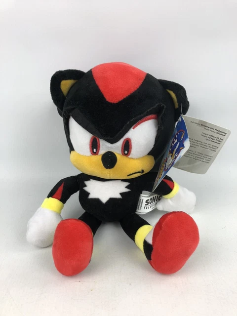 SHADOW THE HEDGEHOG 30cm Plush Soft Toy Sonic Sega Cuddly Toy With Tag ...