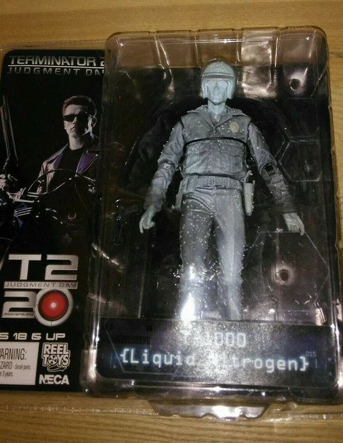 NECA T-1000 TERMINATOR frozen liquid nitrogen very rare oop figure ...