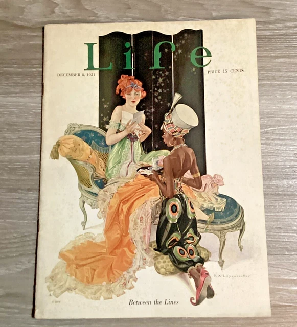 LIFE MAGAZINE DECEMBER 8 1921 RARE F. X. Leyendecker – Harem Girl £35. ...