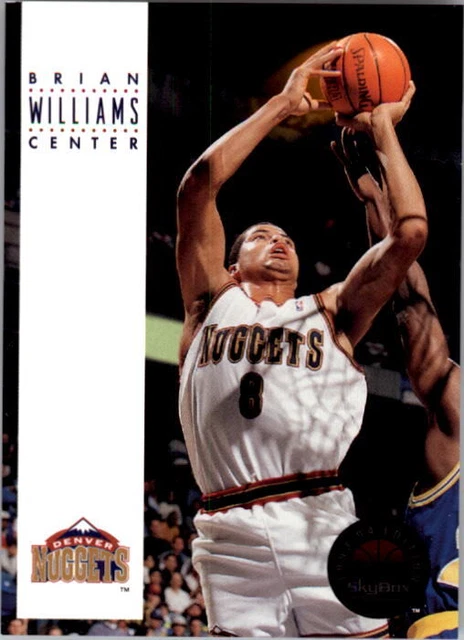 1993-94 SKYBOX PREMIUM Denver pépites de basketball #218 Brian Williams ...