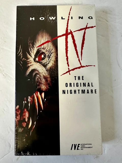 HOWLING IV 4 The Original Nightmare VHS BRAND NEW (1988 IVE) Werewolf ...
