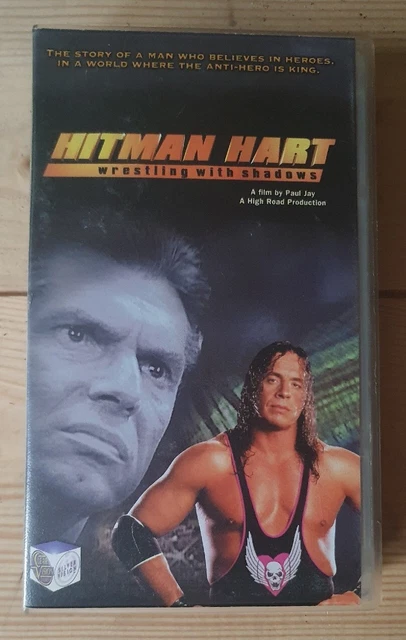 BRET HART WRESTLING With Shadows VHS Video Tape With Original Booklet ...