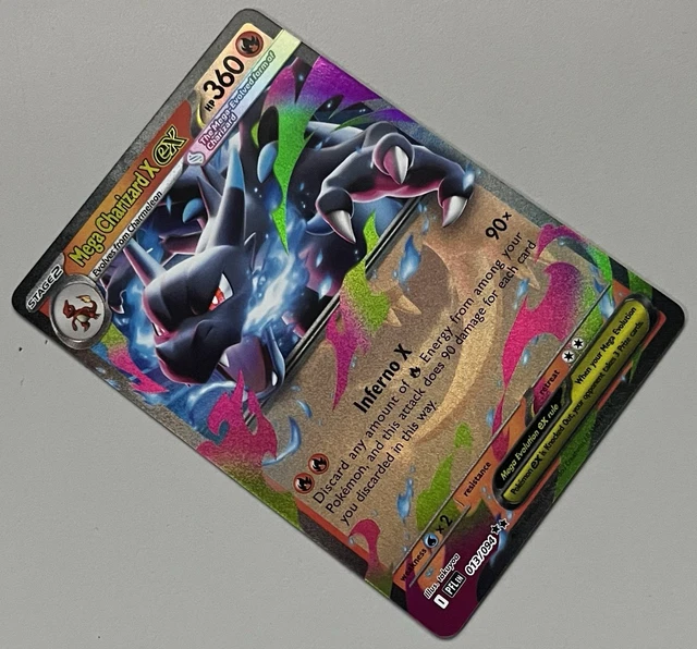 POKÉMON PHANTASMAL FLAMES Mega Charizard X ex Stage 2 Double Rare ...
