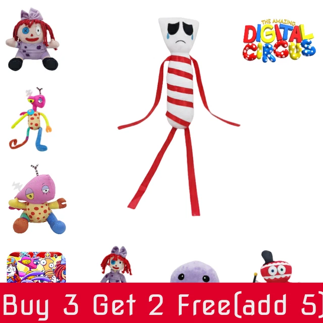 THE AMAZING DIGITAL Circus Plush Magical Number Circus Rabbit Clown ...